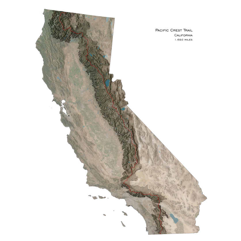California PCT – Map Your Adventure