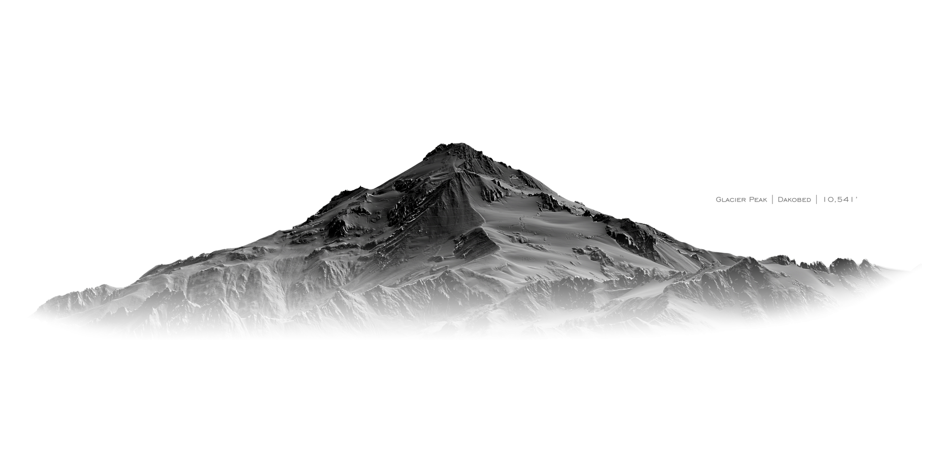 Glacier Peak | Profile Map – Map Your Adventure